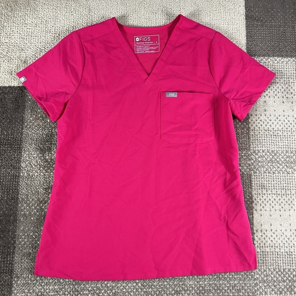Figs | Tops | Figs Scrub Shirt Womens S Pink Catarina Technical ...